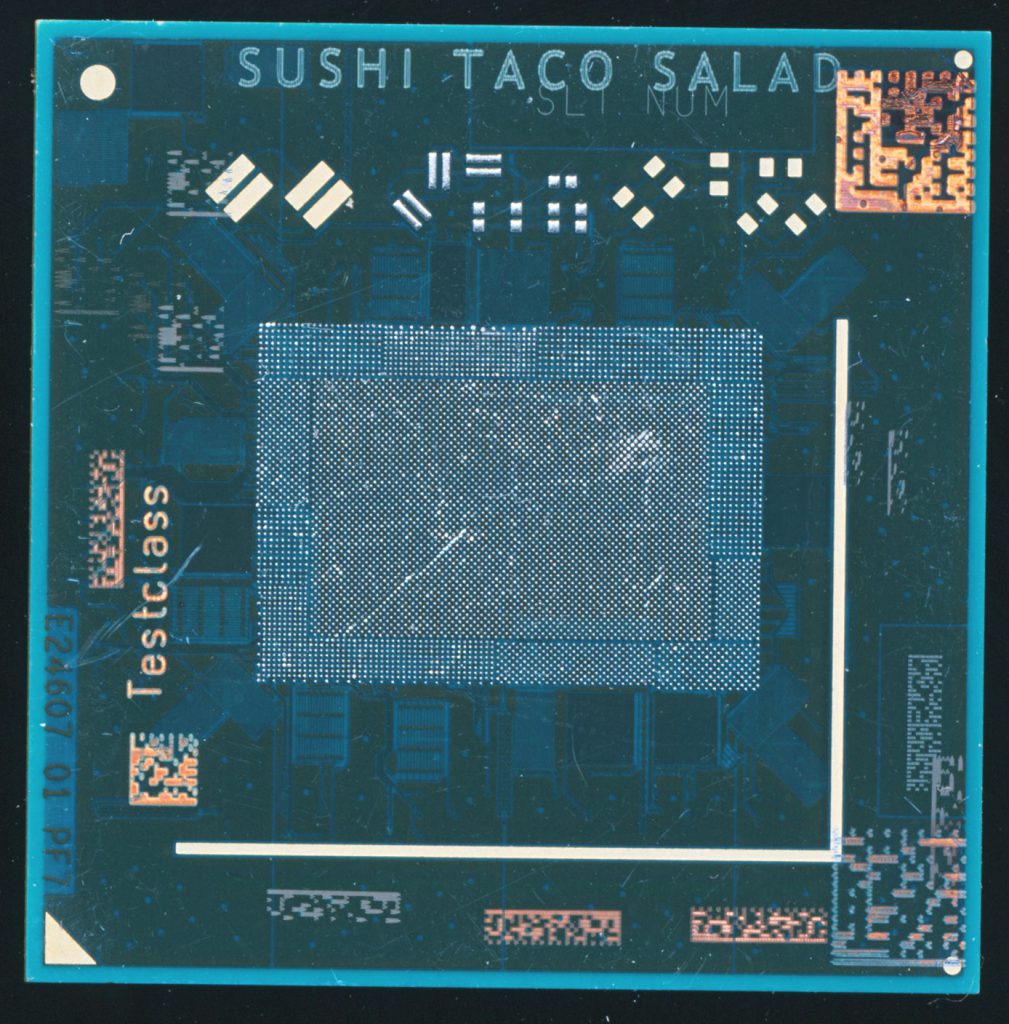 Sushi Tacos and Lasers: Marking Intel Processors | The CPU Shack Museum